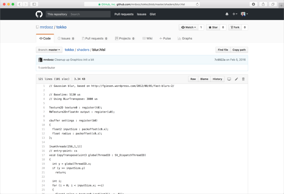 Syntax highlighting for HLSL and ShaderLab files on GitHub.com - timjones.io